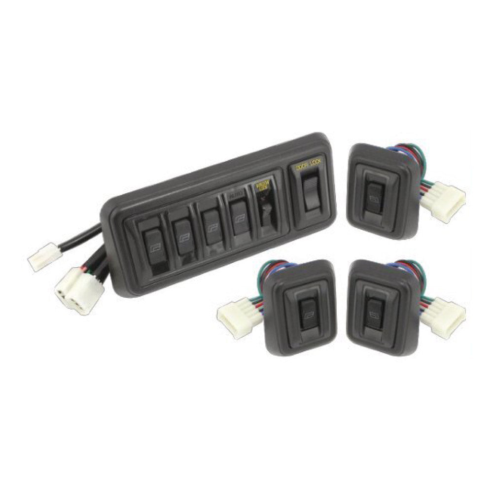 Megatronix WKS533L Illuminated Power Window Rocker Switch Kit 8 Switch ...